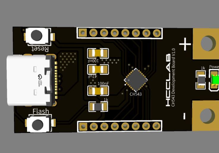 CH543 development broad - Platform for creating and sharing projects - OSHWLab