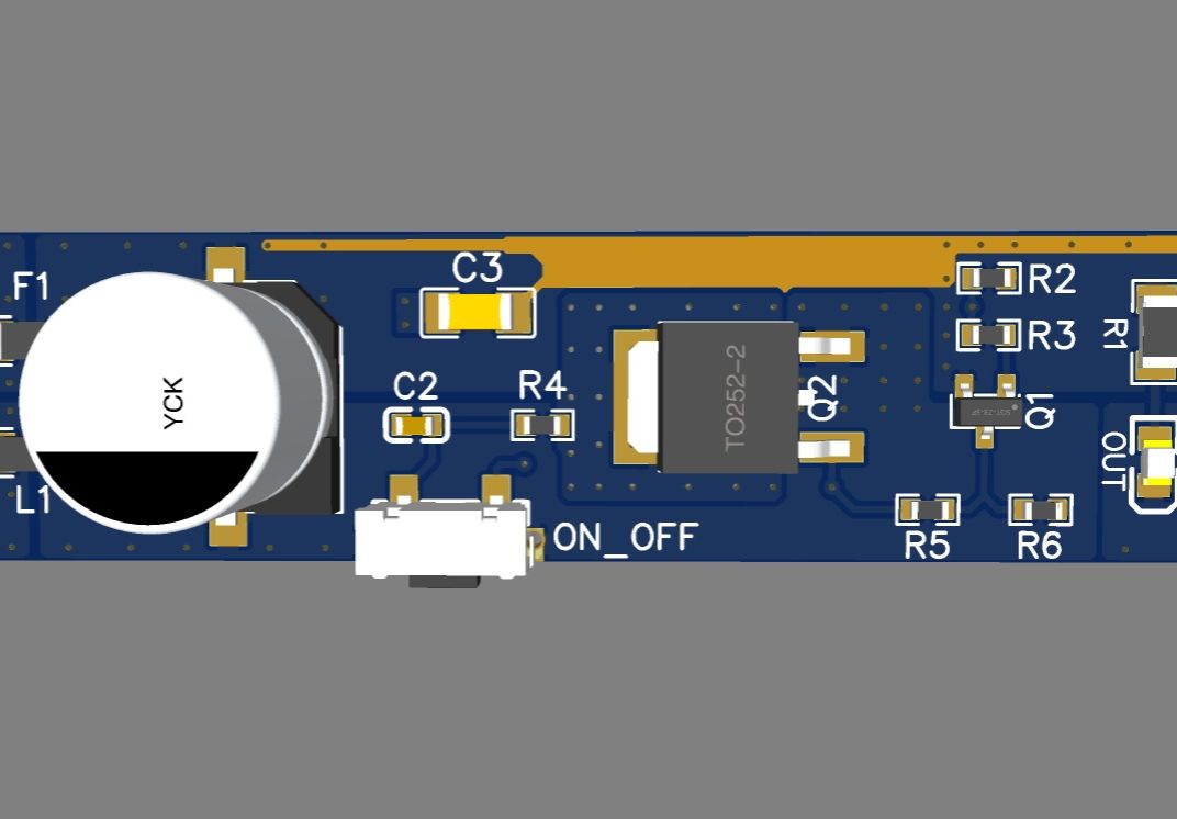 Latching power switch strip - EasyEDA open source hardware lab
