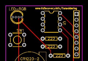 SolderingFun RGB LED - Platform for creating and sharing projects - OSHWLab