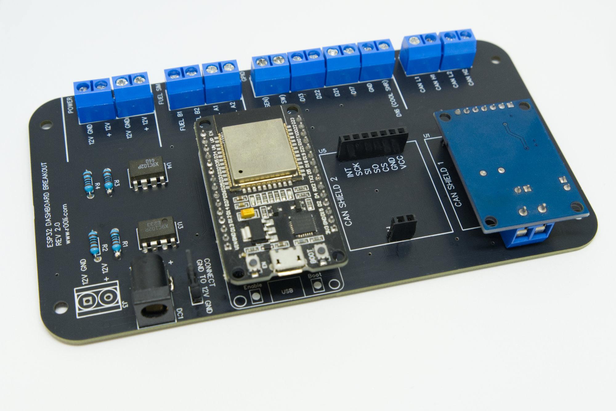 CarCluster CAN breakout - Platform for creating and sharing projects - OSHWLab