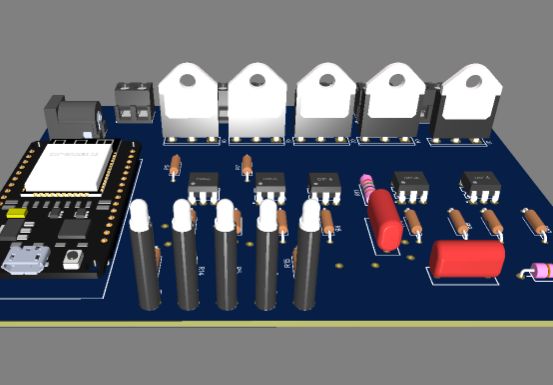 control wifi con ESP-32 salida triac - Platform for creating and sharing projects - OSHWLab