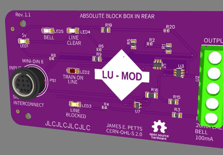 LU-MOD absolute block box in rear - Platform for creating and sharing projects - OSHWLab