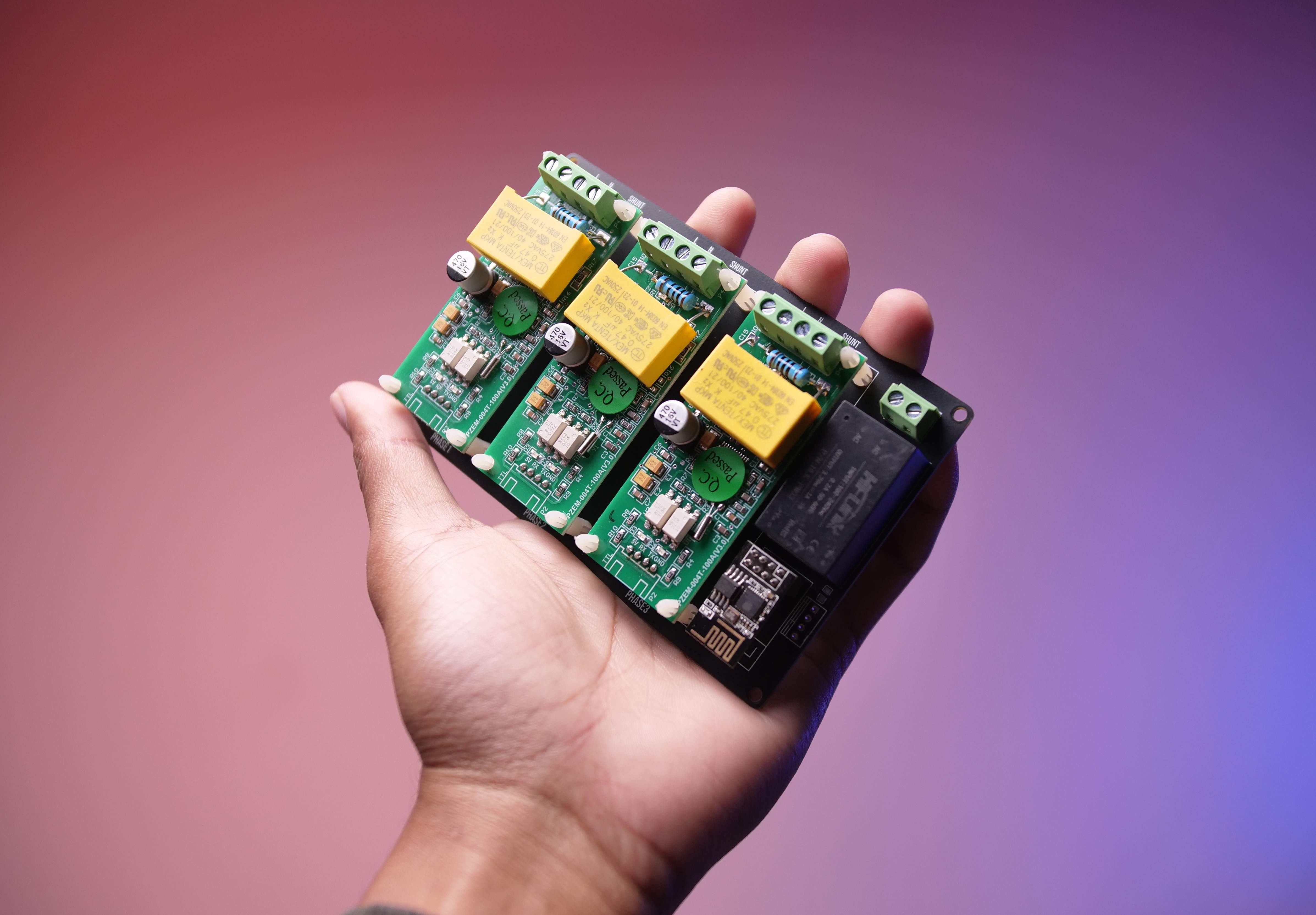 DIY 3Phase AC Power Meter | 260VAC 100A V1.2 - Platform for creating and sharing projects - OSHWLab