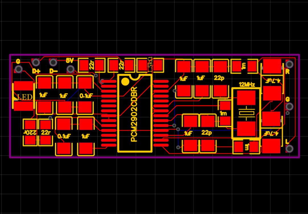 pcm2902 USB SoundCard - Platform for creating and sharing projects - OSHWLab