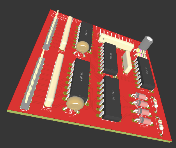 PC-Engine Control Board 2P V1.3 - EasyEDA open source hardware lab