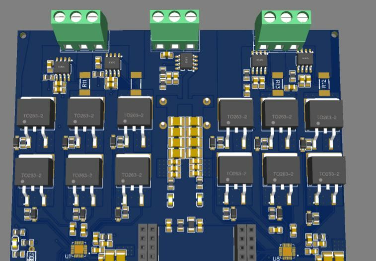 MP6530 BLDC with inline current sense - Platform for creating and sharing projects - OSHWLab