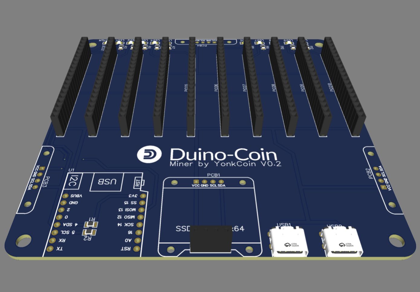 for DuniCoin I2C mining with the firmware of JK-Rolling by YonkCoin - Platform for creating and ...