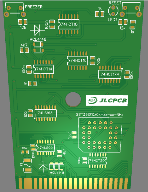 FC3.33 c64 cartridge by GWB - EasyEDA open source hardware lab