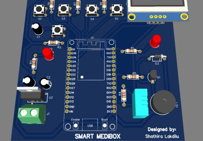 Smart medibox - Platform for creating and sharing projects - OSHWLab
