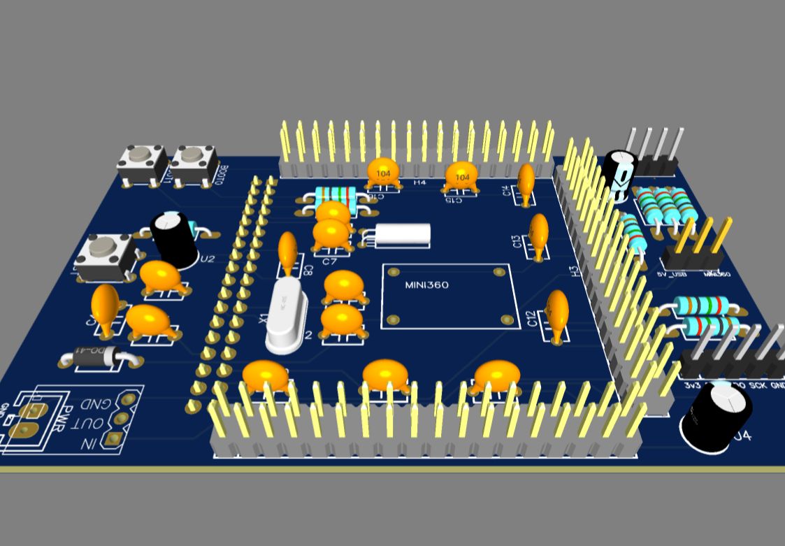 STM32 F407ZGT6 DIP Version - Platform for creating and sharing projects - OSHWLab
