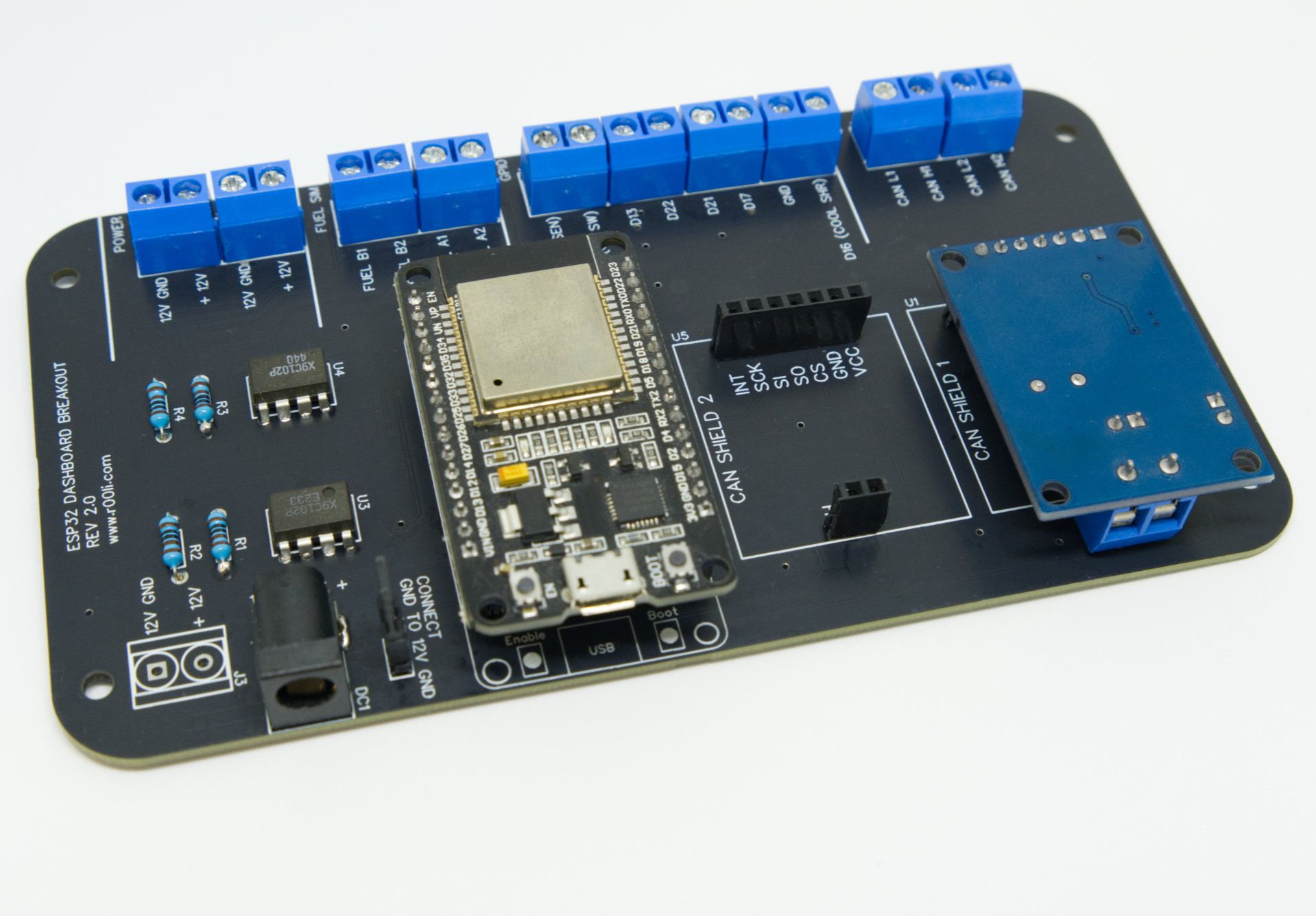 CarCluster CAN breakout - Platform for creating and sharing projects - OSHWLab