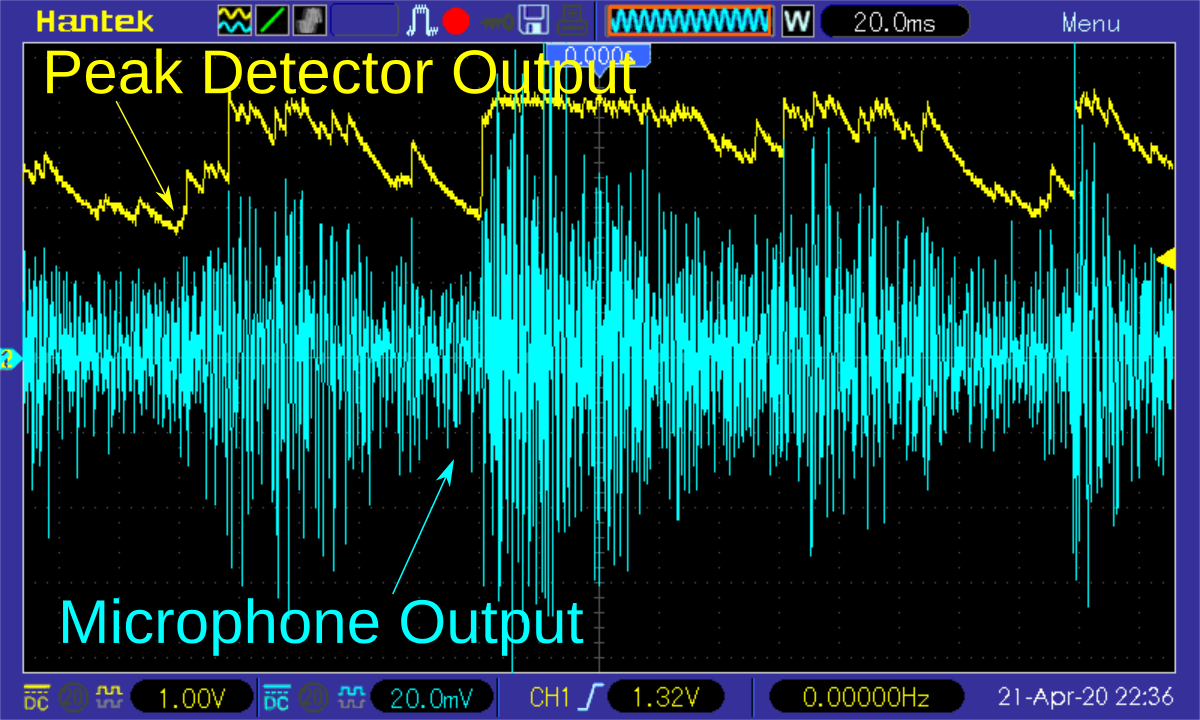 LMV358 Audio Peak Detector SMD - EasyEDA open source hardware lab