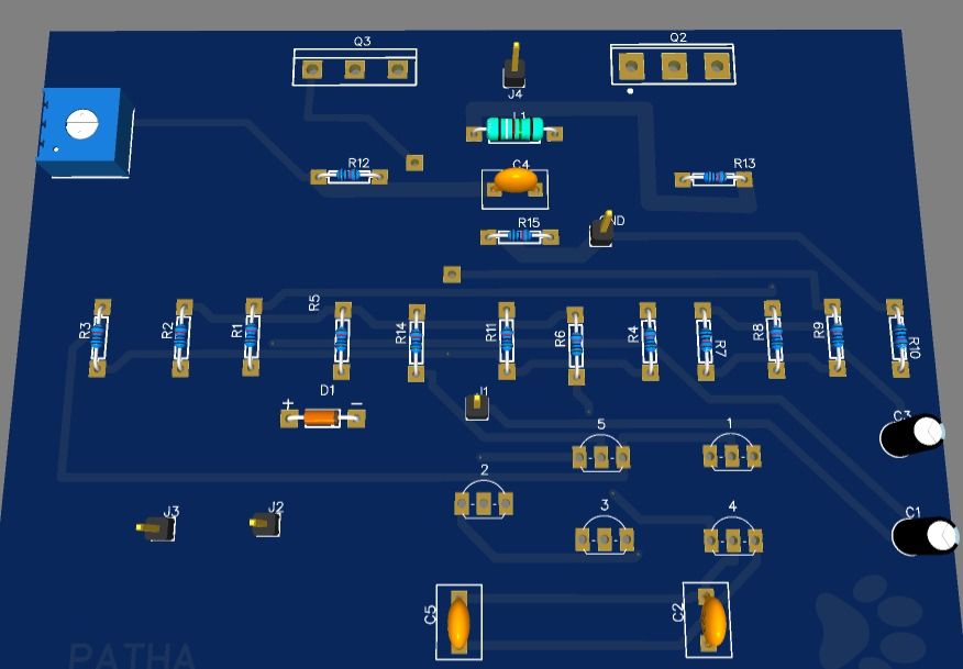 Amplificador classe AB com MOSFET - Platform for creating and sharing projects - OSHWLab