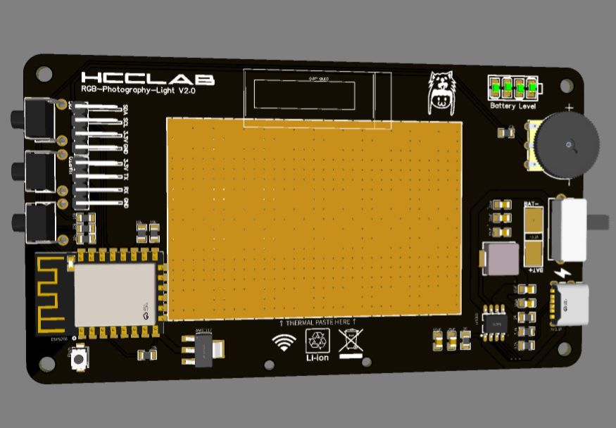 HCCLAB_RGB-Photography-Light - Platform for creating and sharing projects - OSHWLab
