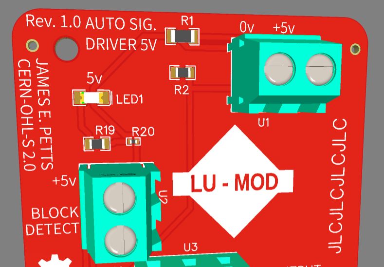 LU-MOD track circuit block auto signal driver 5v - Platform for creating and sharing projects ...