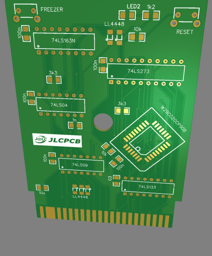 FINAL III PLUS - C64 cartridge with freezer - EasyEDA open source hardware lab